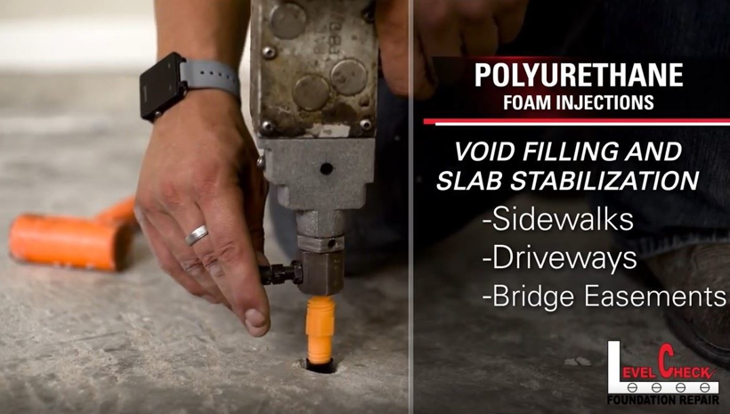 Level Check At Work | Level Check Foundation Repair